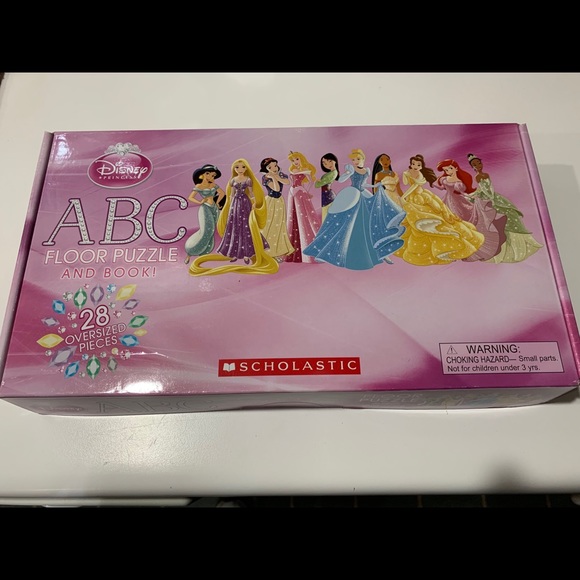 Scholastic | Toys | Disney Abc Floor Puzzle | Poshmark